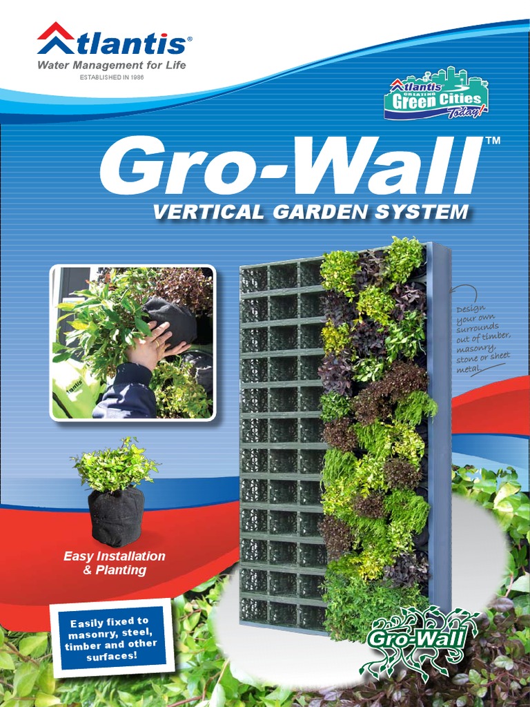 Vertical Garden | PDF | Wall | Gardens