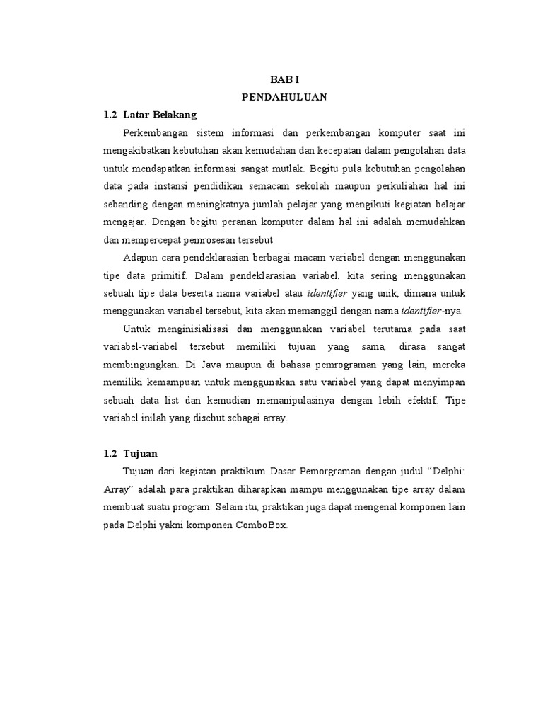 7.delphi Array | PDF