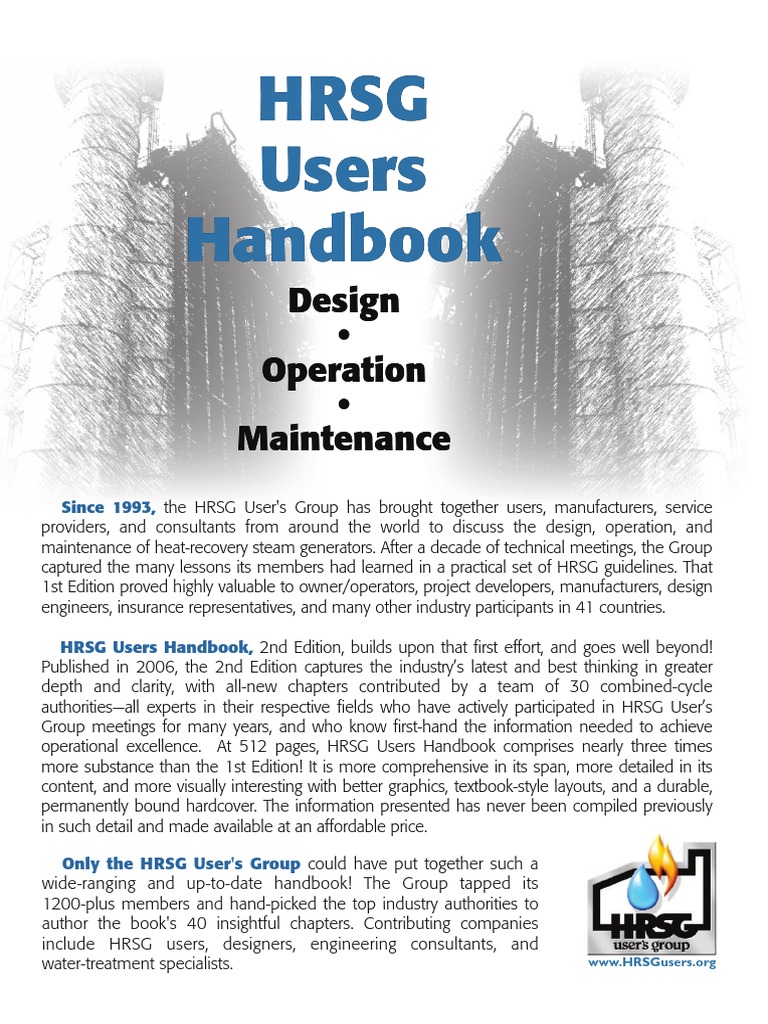 HRSG Handbook Brochure | PDF | Credit Card | Duct (Flow)