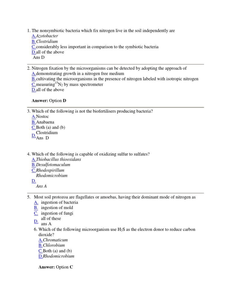 Bacteria Questions | Microorganism | Fungus