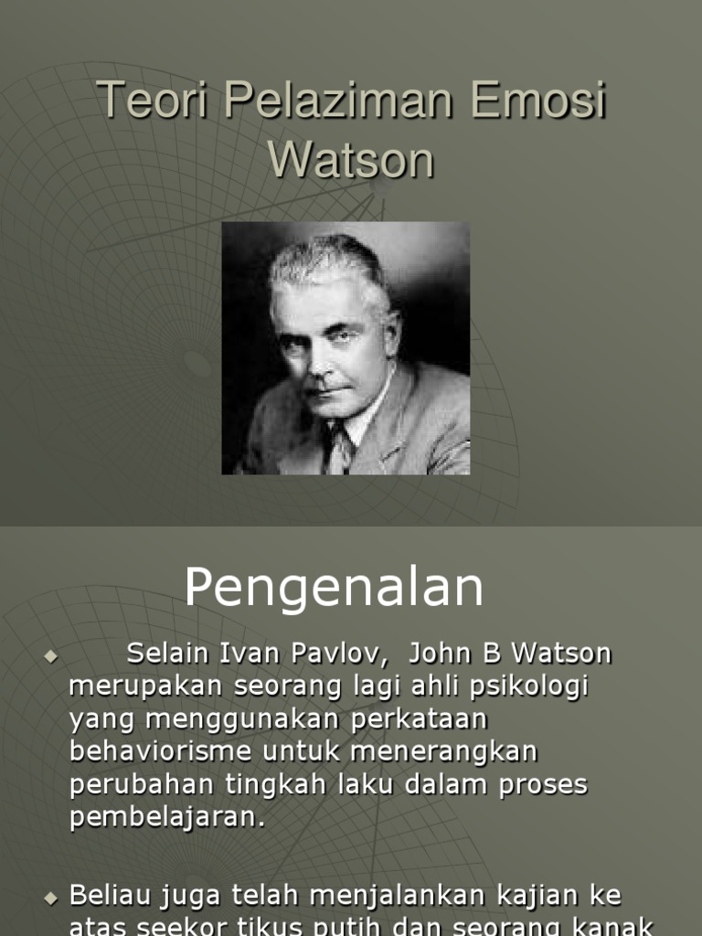 Teori Watson | PDF | Sains & Matematika