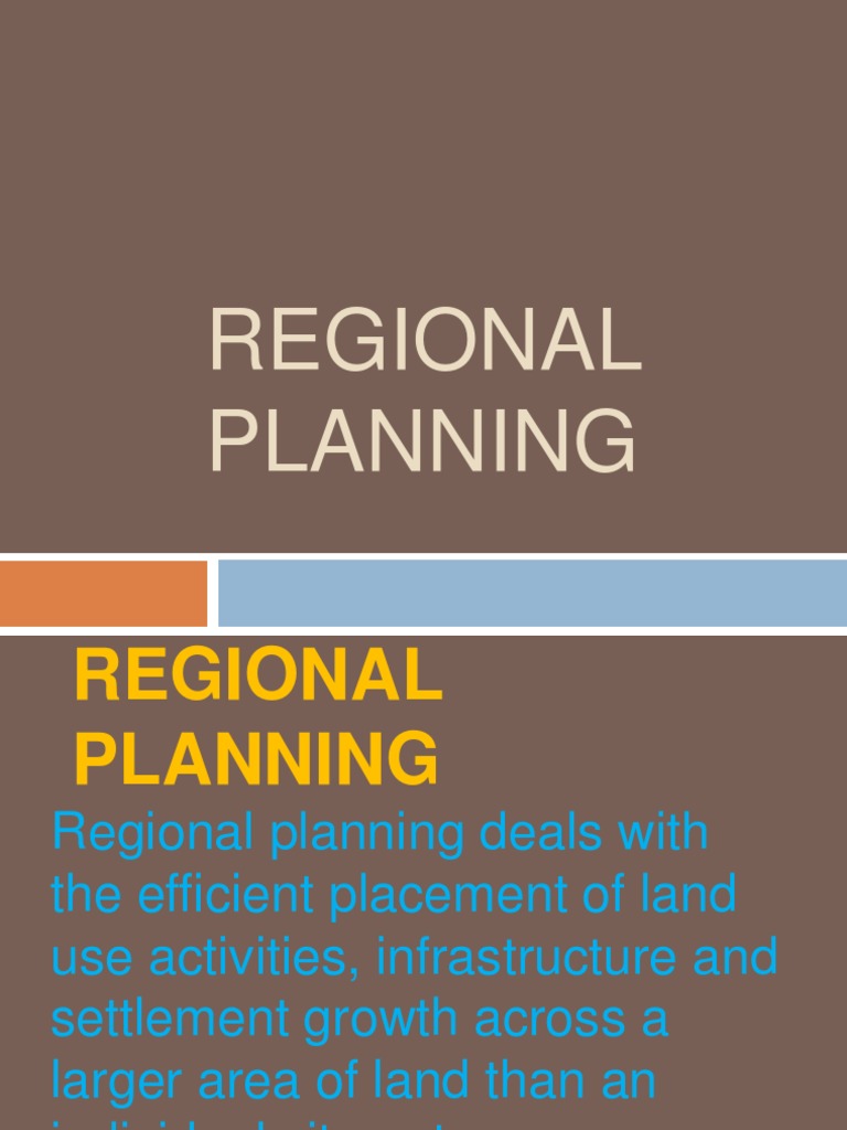 Regional Planning | PDF | Economies | Business