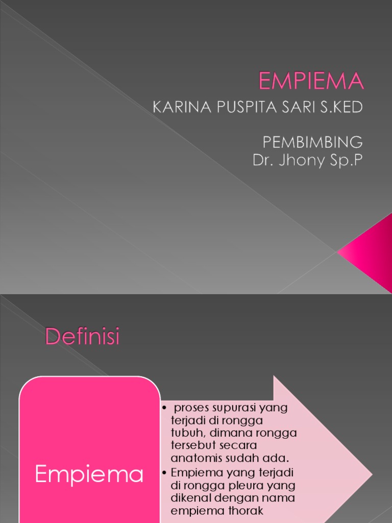 Empiema | PDF