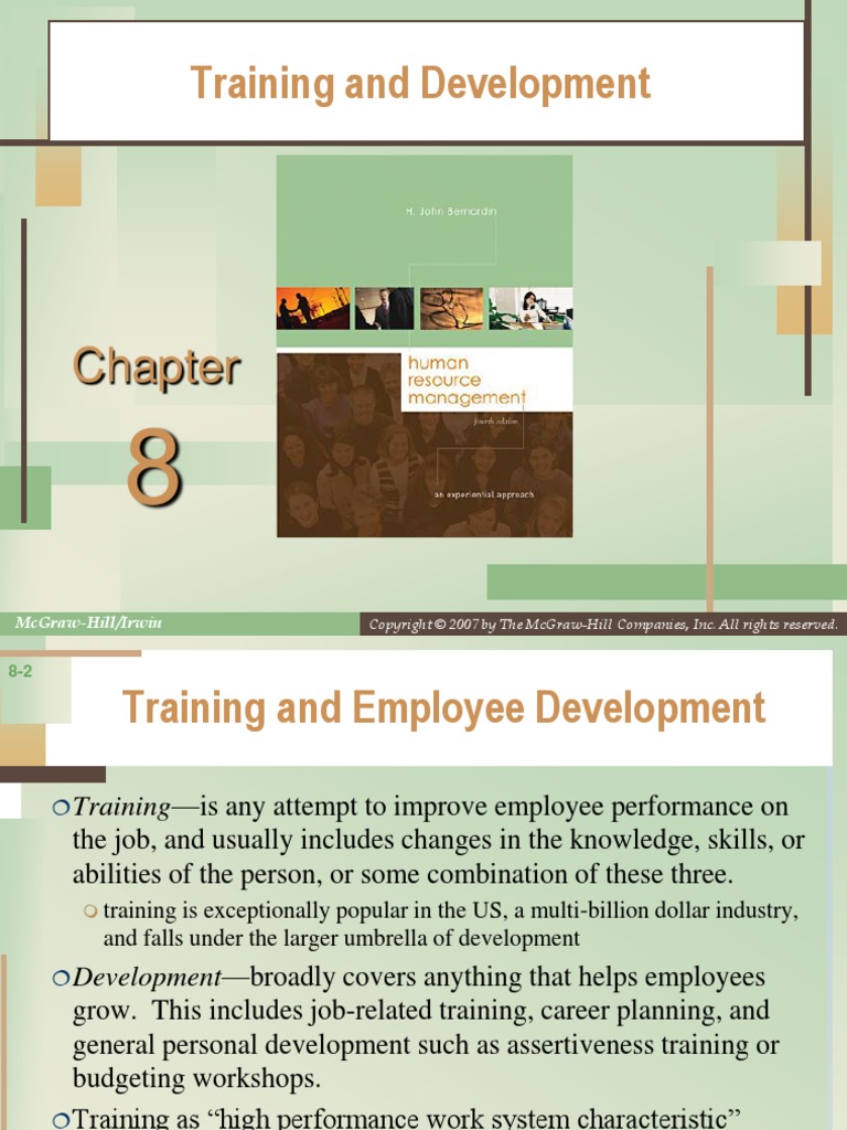 Training and Development | PDF | Performance Appraisal | Learning