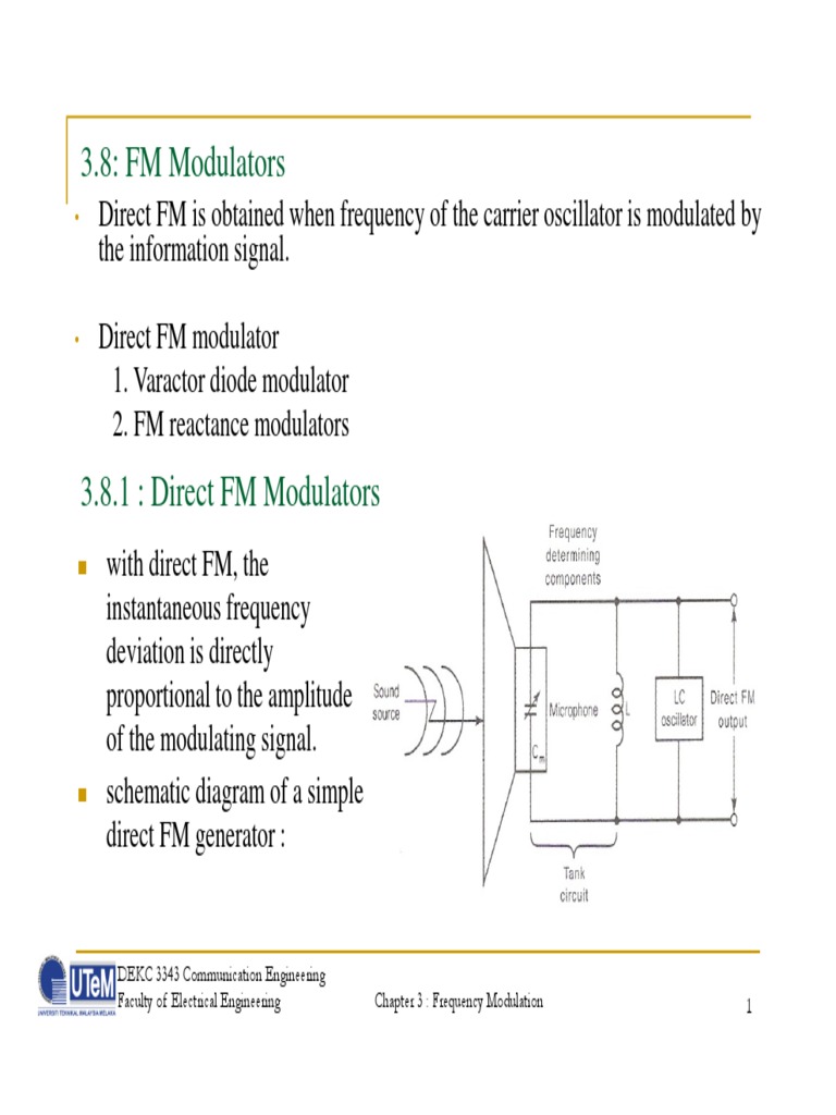 6 Frequency Modulation Part2 | PDF | Frequency Modulation | Detector ...