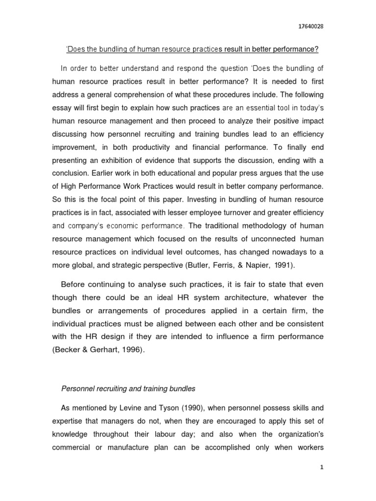 HR Bundling. | PDF | Human Resource Management | Employment