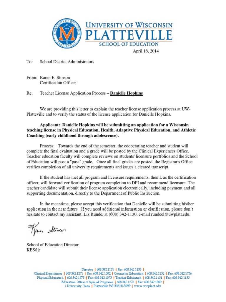 License Letter | PDF