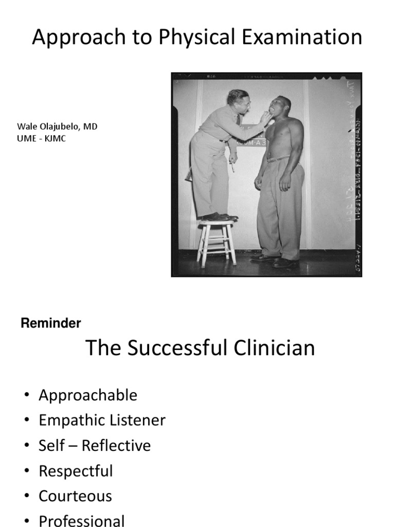 Comprehensive Guide to Physical Examination | PDF | Physical ...