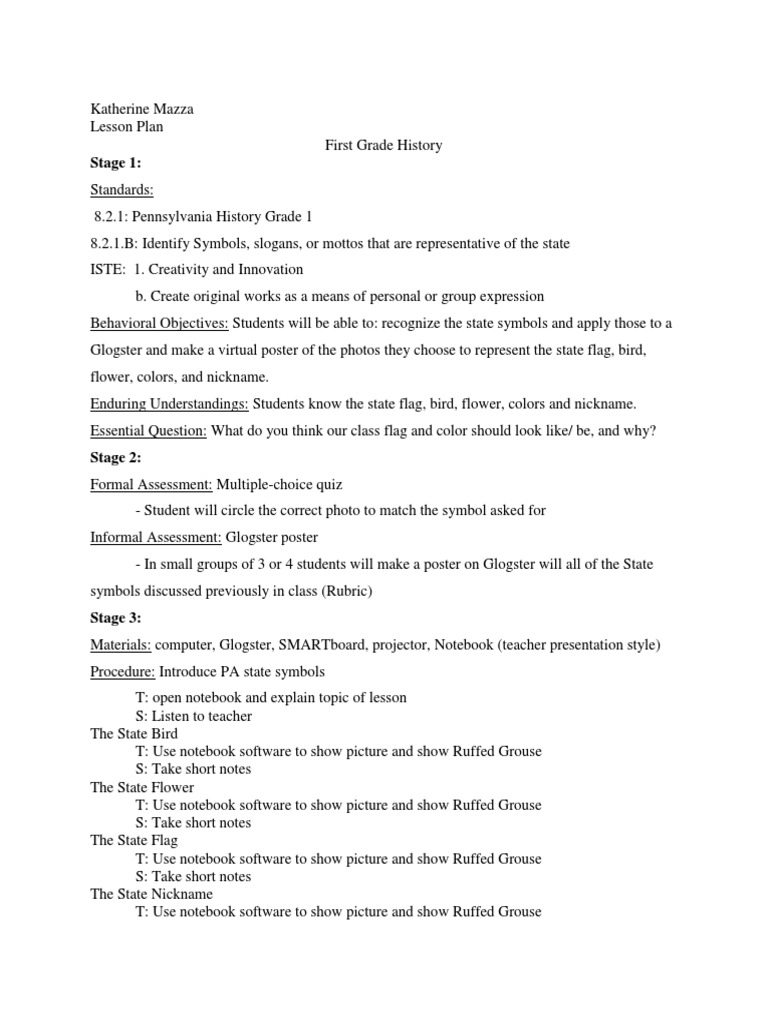 Smart Lesson Plan Educational Assessment Lesson Plan