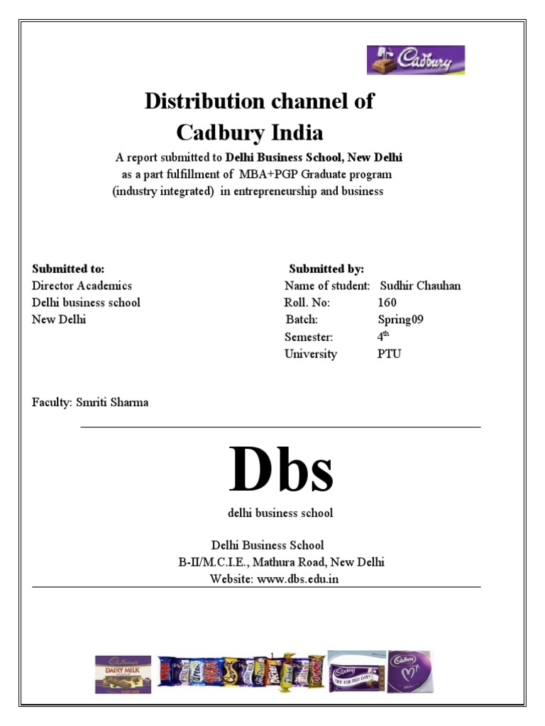 Distribution of Cadbury Products | PDF | Statistics | Marketing