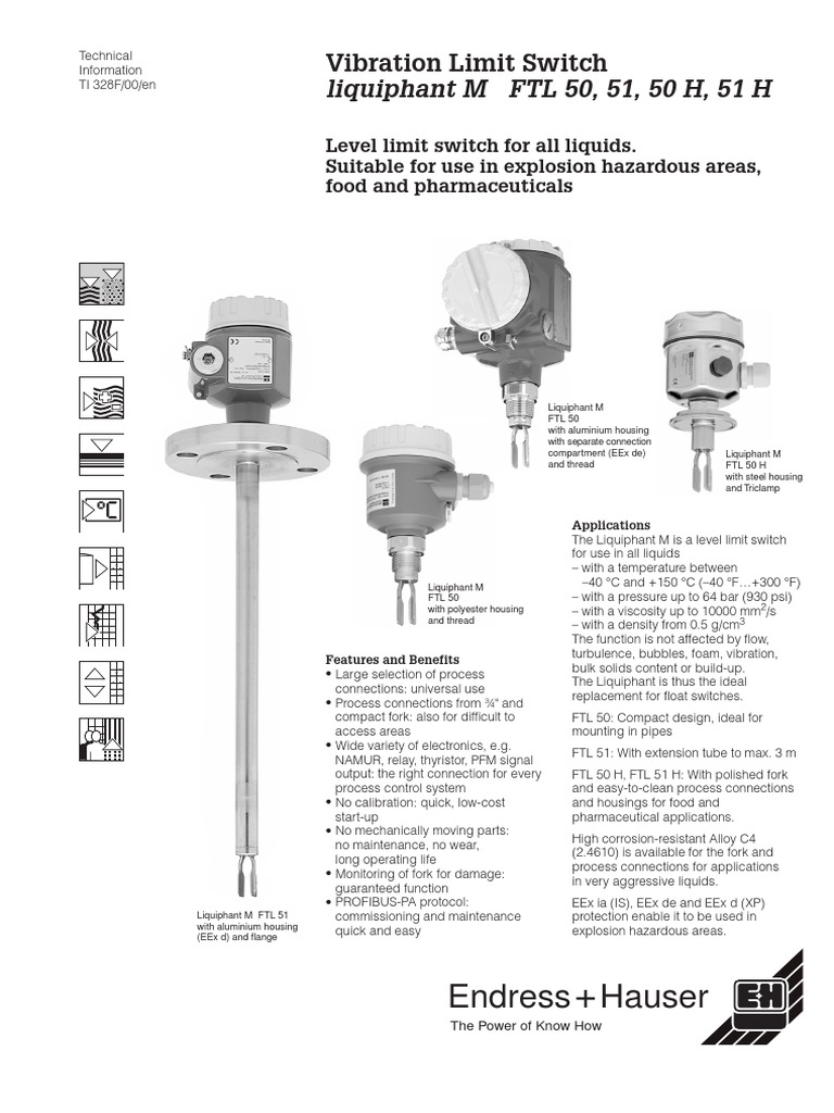 Senzor Nivel ENDRESS | PDF | Relay | Power Supply