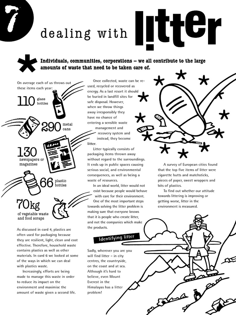 Litter | PDF | Waste Management | Waste