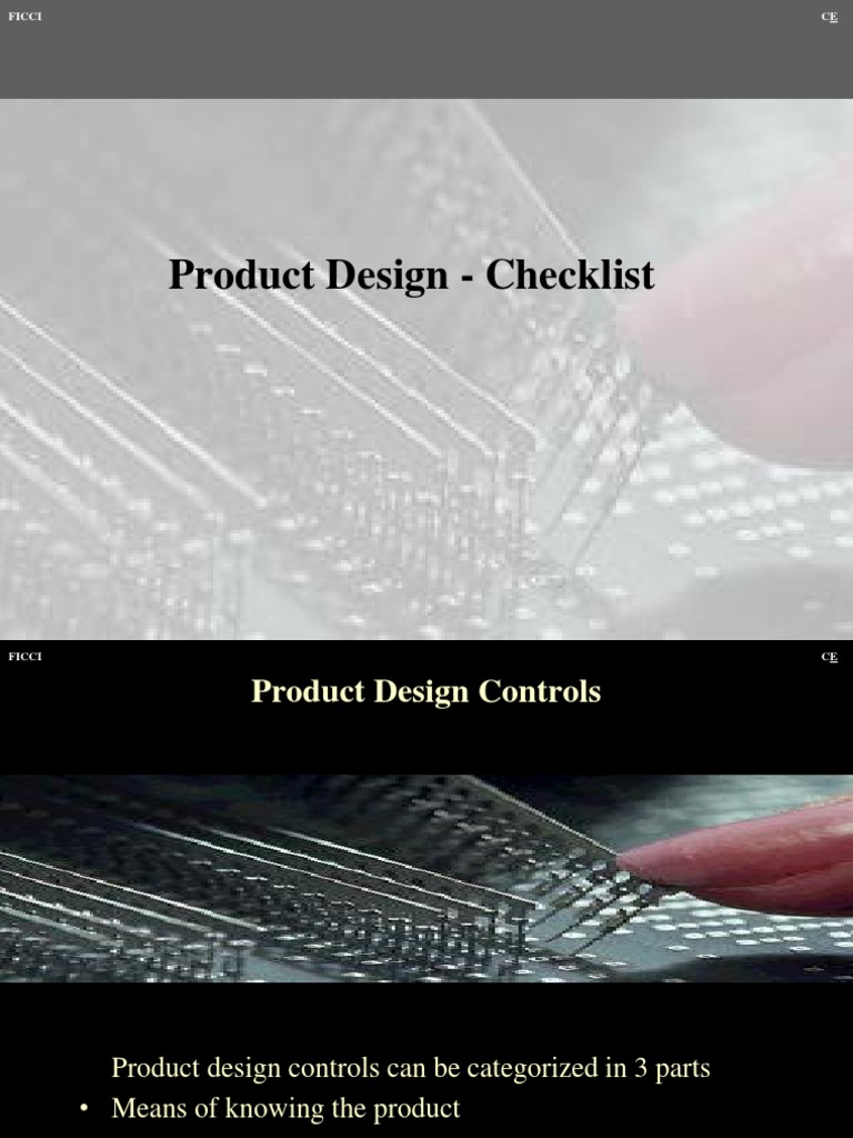 Product Design Checklist | Download Free PDF | Reliability Engineering ...