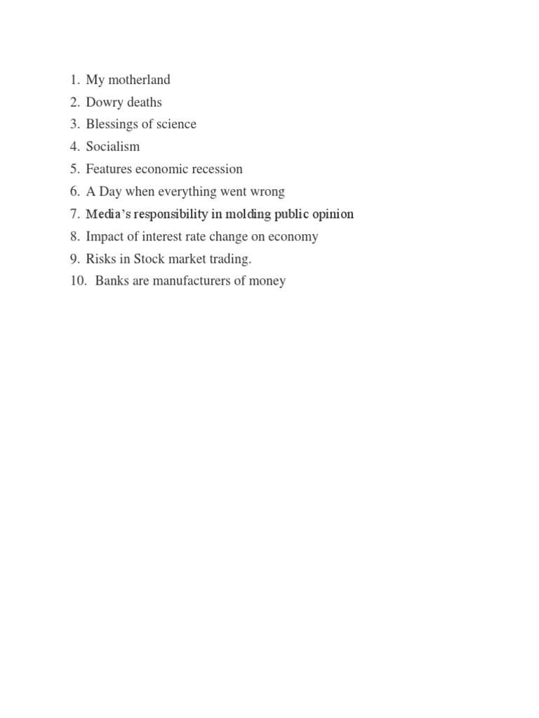 Eassy Writing | PDF | Globalization | Woman