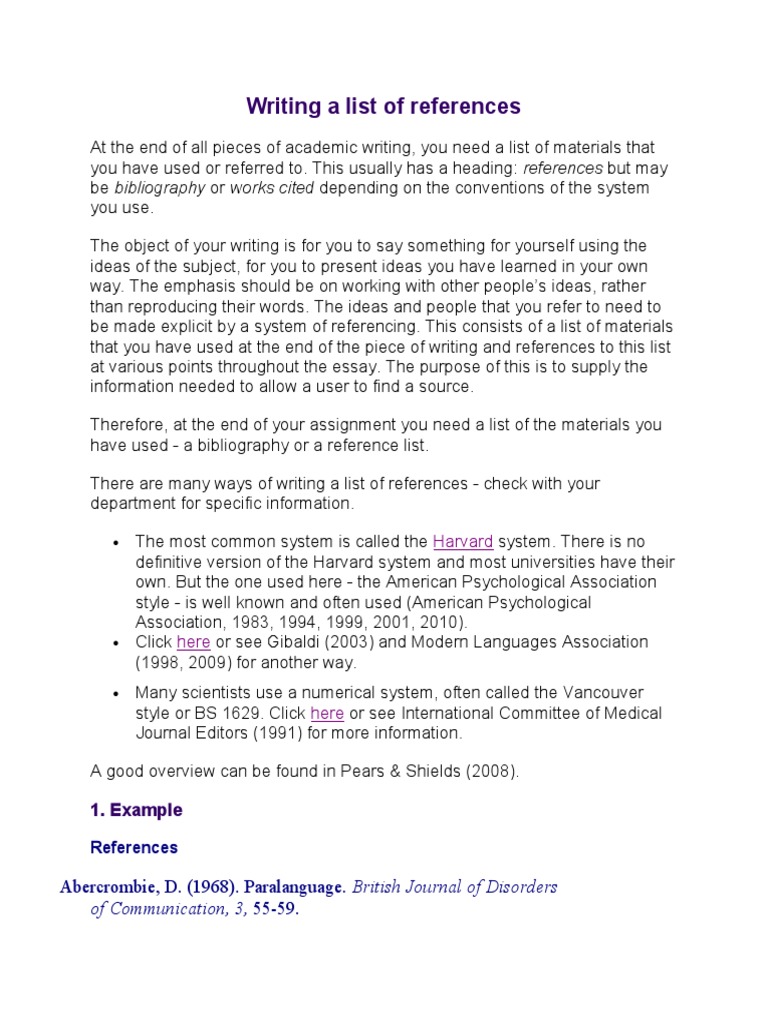 How To Write References or Bibliography | PDF | Bibliography | Linguistics