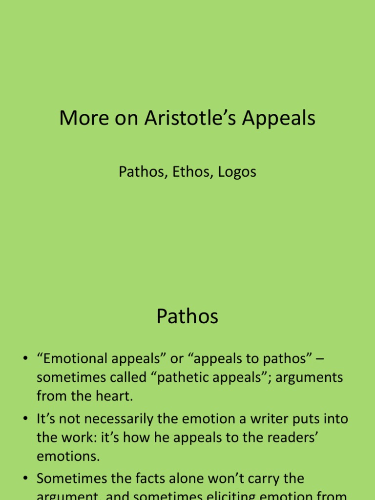 Aristotle’s Appeals | Logos | Epistemology