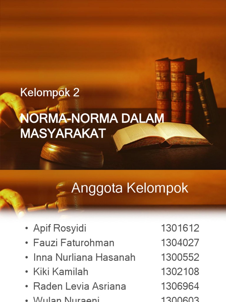 Norma-Norma Dalam Masyarakat | PDF | Gaya Hidup