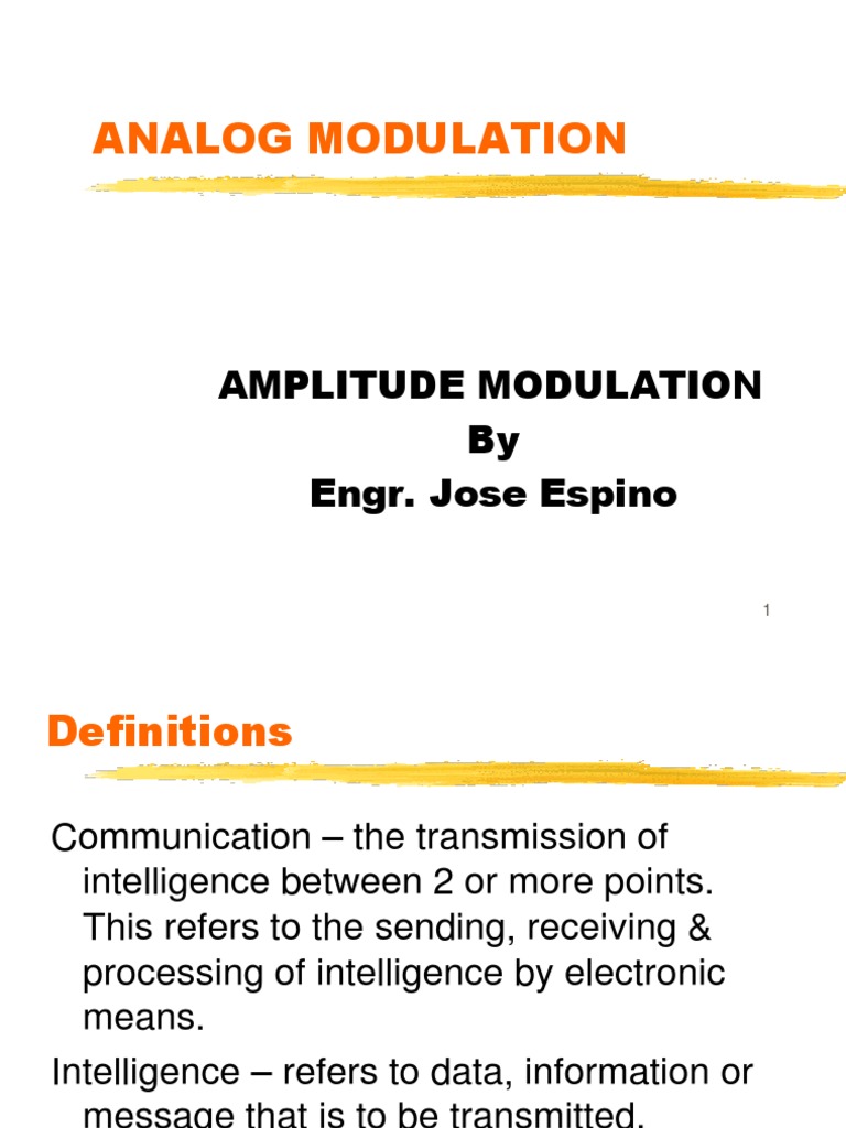 Amplitude Modulation | PDF | Detector (Radio) | Amplifier