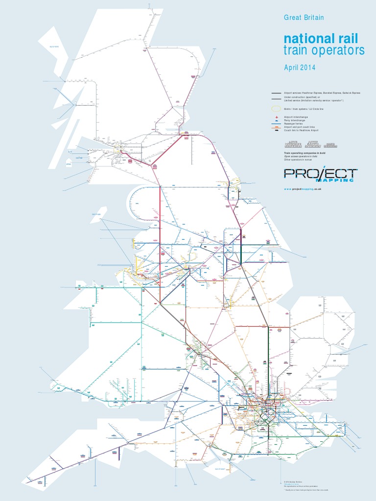 National Rail Network Map Zoom | PDF
