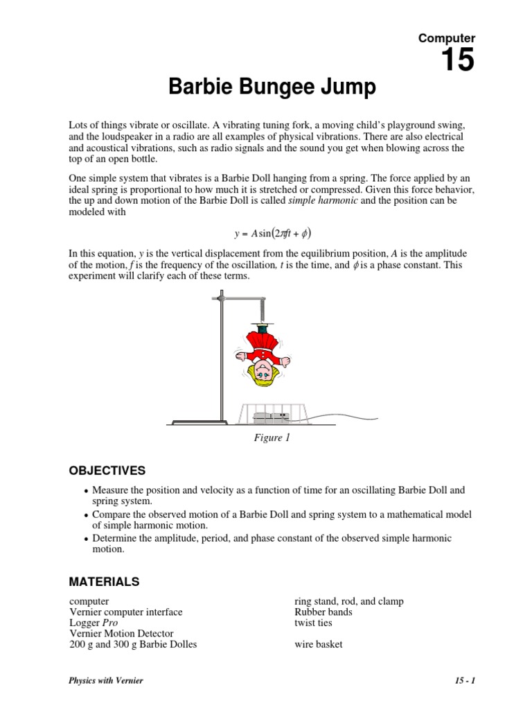 Barbie Bungee Jump | PDF | Oscillation | Amplitude