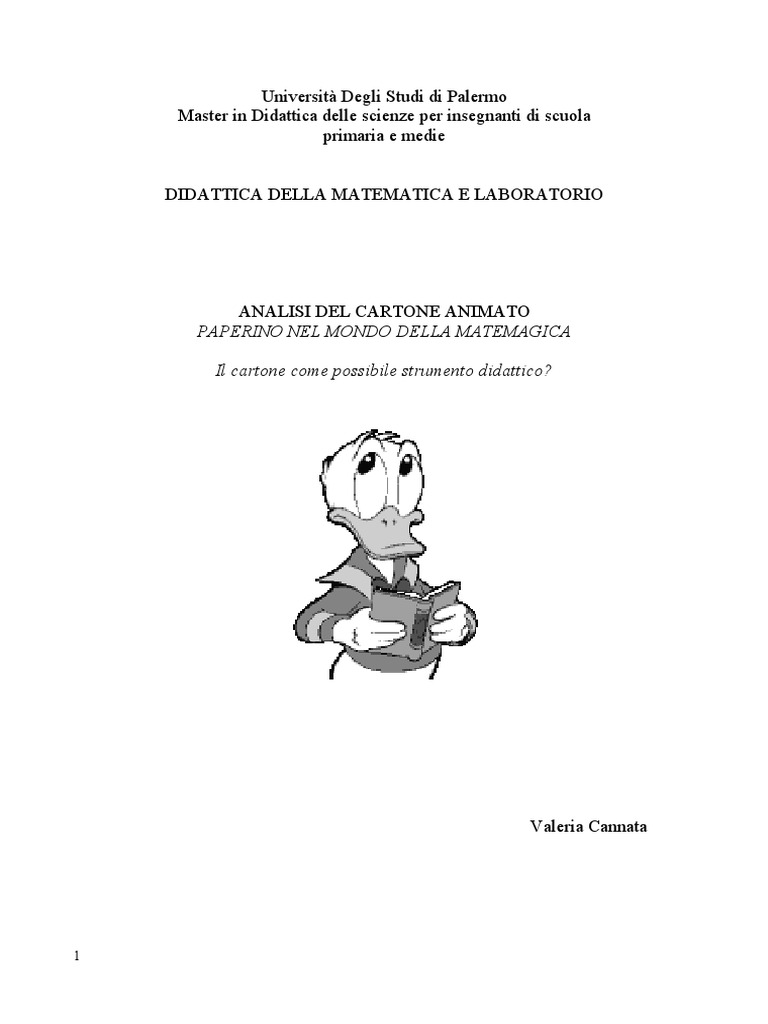Paperino e La Matemagica | PDF