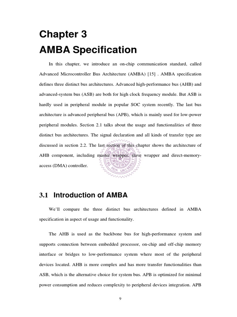 Amba | PDF | Computer Engineering | Computer Hardware