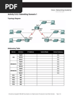 11.6.6 Lab - Calculate IPv4 Subnets | PDF | Ip Address | Wide Area Network