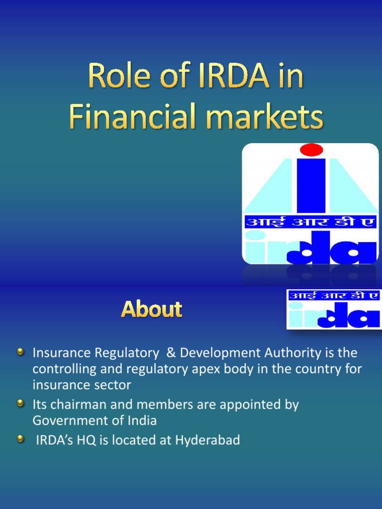 Final PPT Irda | PDF | Insurance | Service Industries