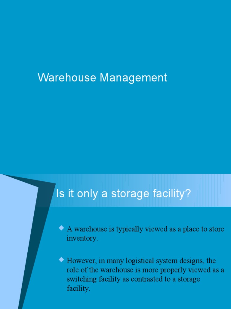 Effective Warehouse Management Strategies | PDF