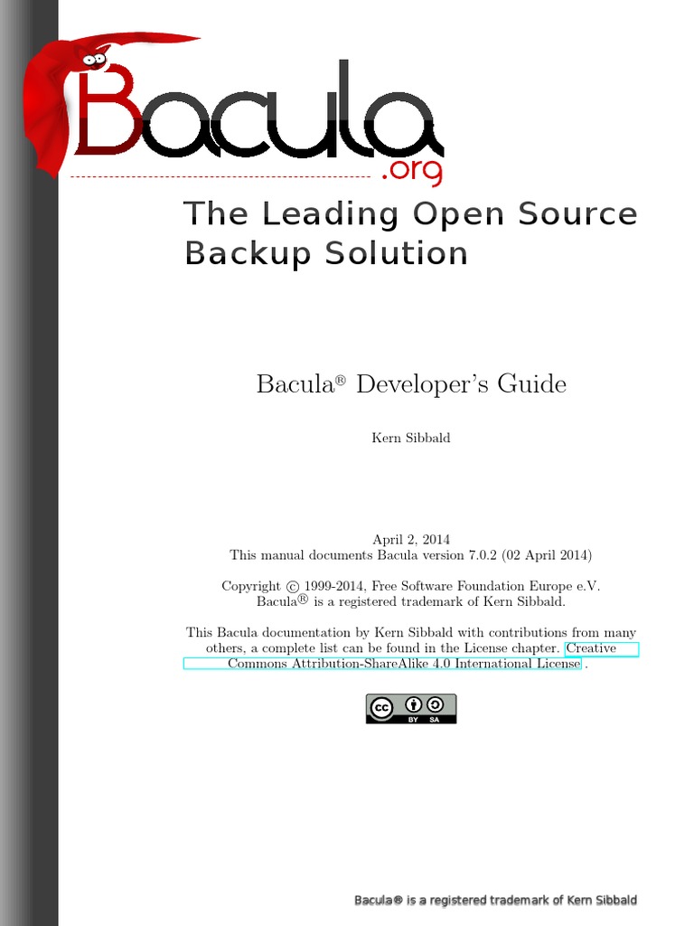 Bacula For Developers | PDF | Copyright | Computer Programming