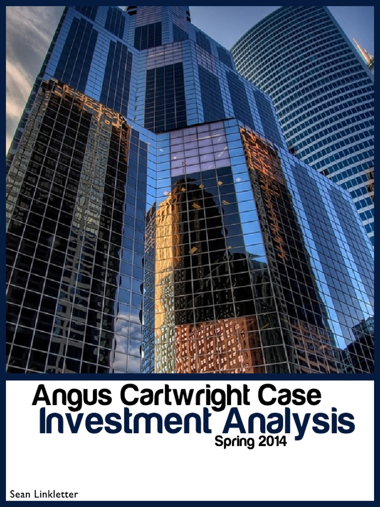 Cartwright Final - Sean Linkletter | PDF | Net Present Value | Internal ...