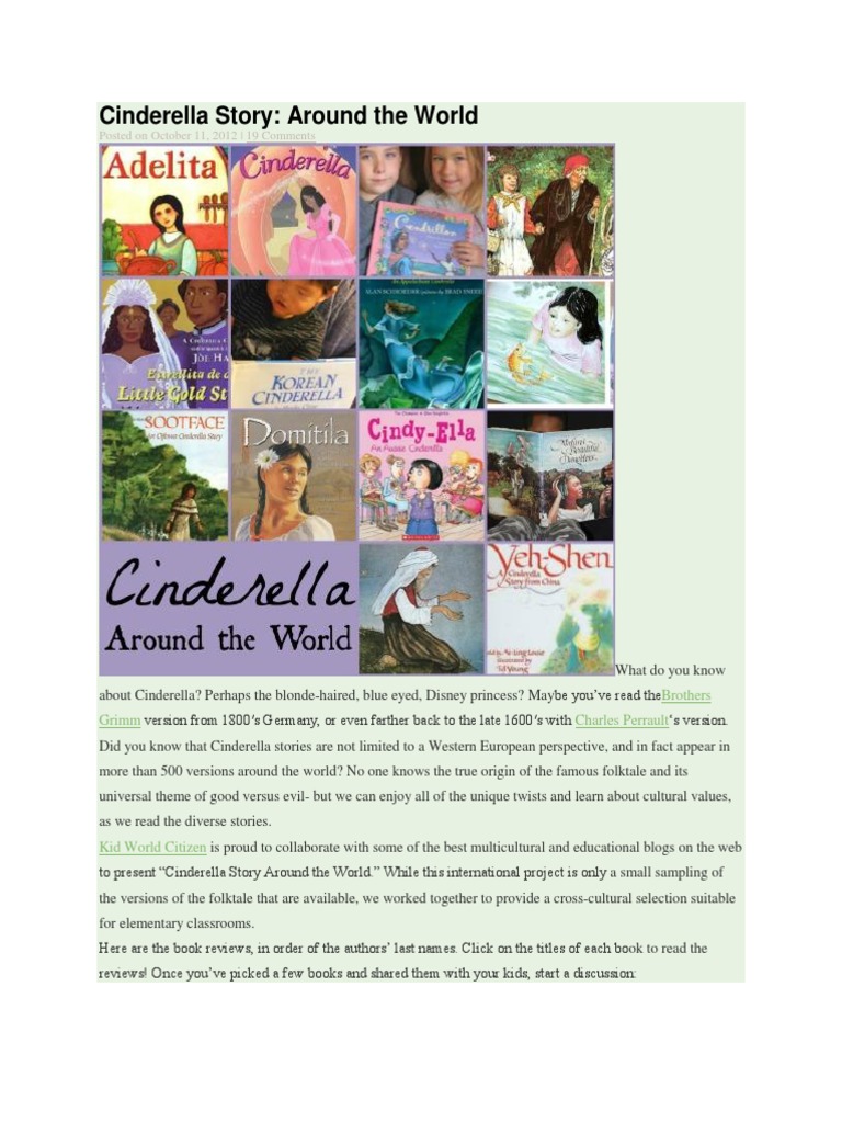 Cinderella Story | PDF | Fairy Tales | Cinderella