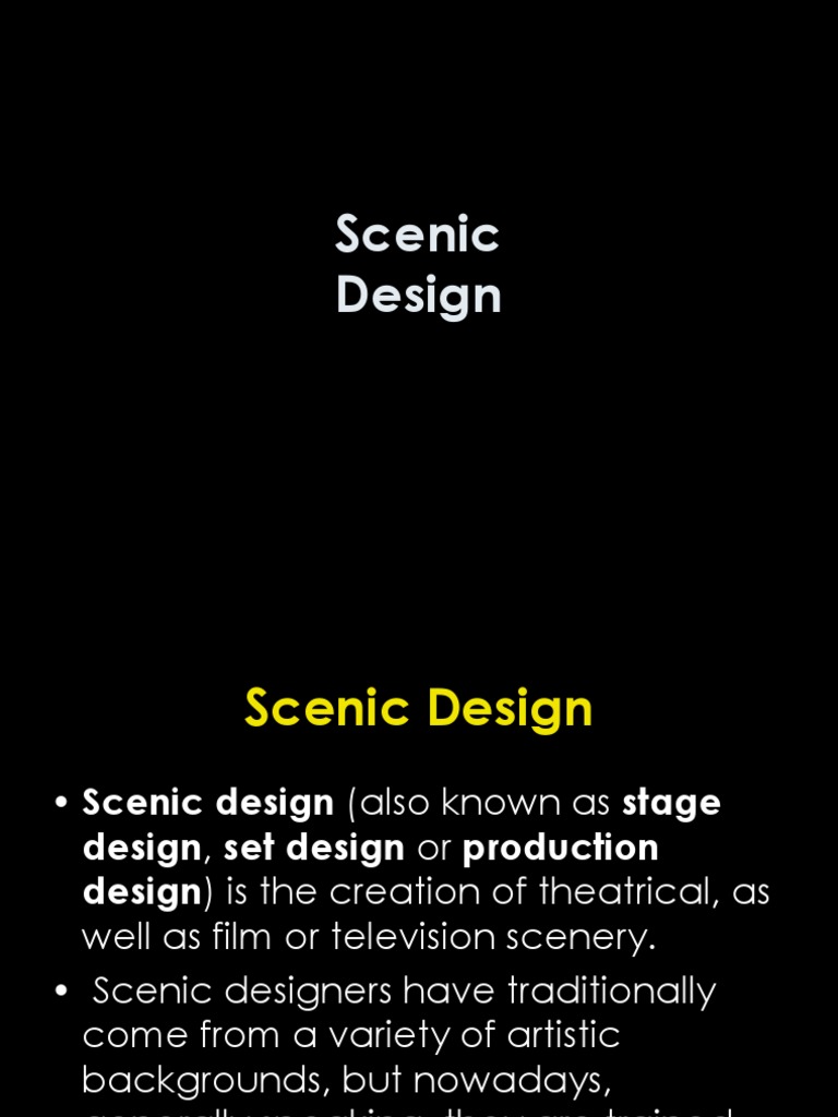Understanding Scenic Design Process | PDF | Paintings | Theatre