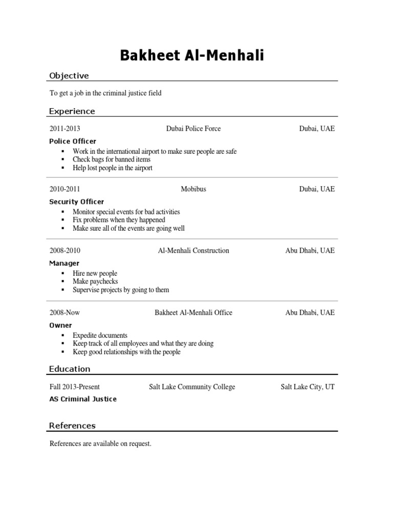 Bakheet Resume | PDF