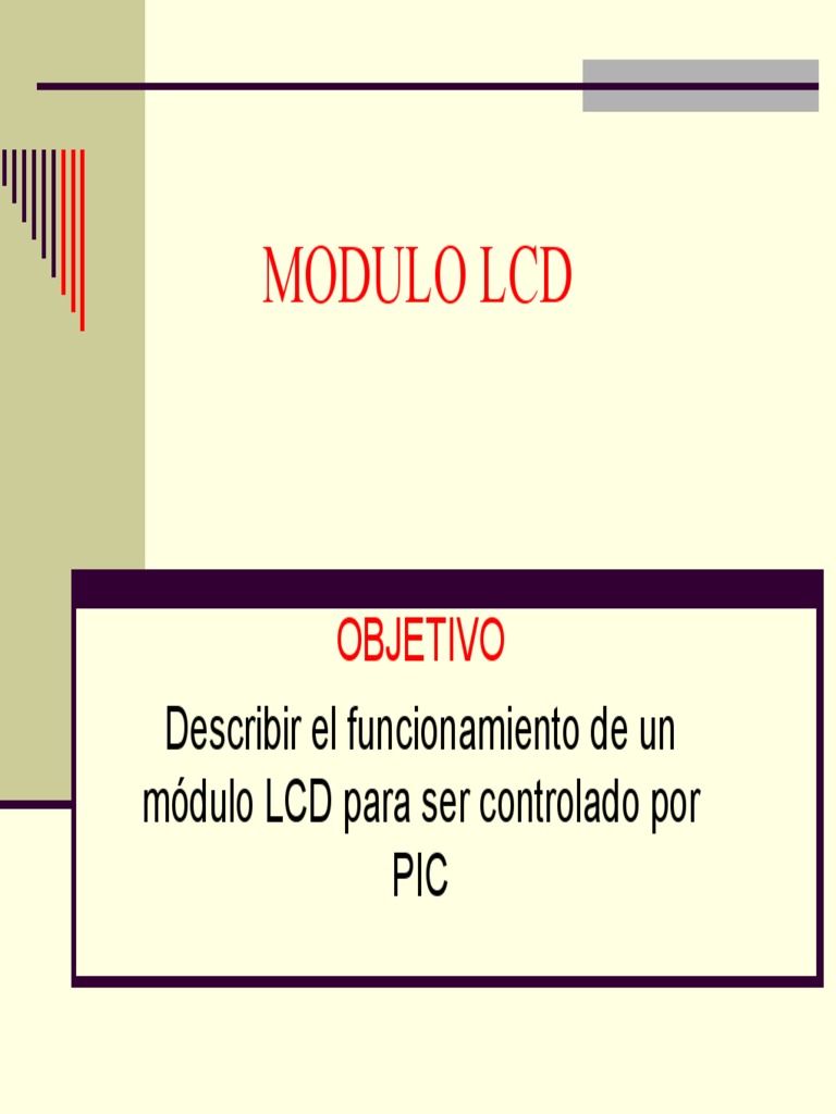 Modulo LCD | PDF