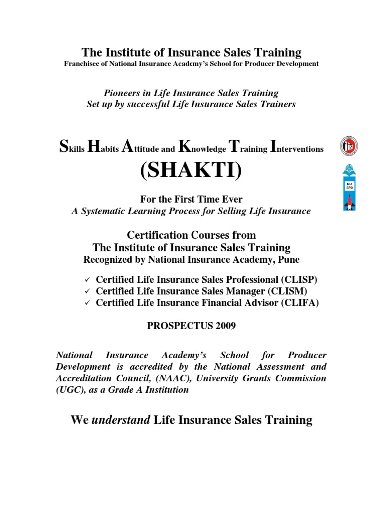 The Institute of Insurance Sales Training | PDF | Postgraduate ...