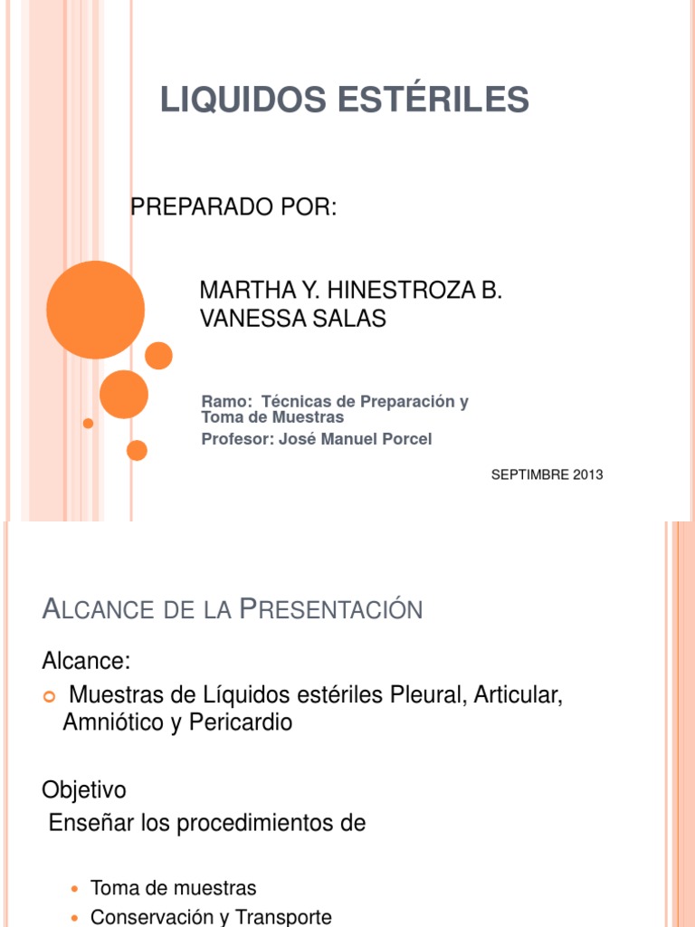 Liquidos Estériles Okey 11 | PDF | El embarazo | Inflamación