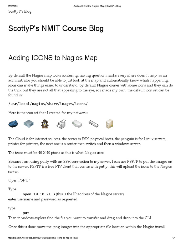 Custom Icons for Nagios Map Setup | PDF | Computer Networking | Areas ...
