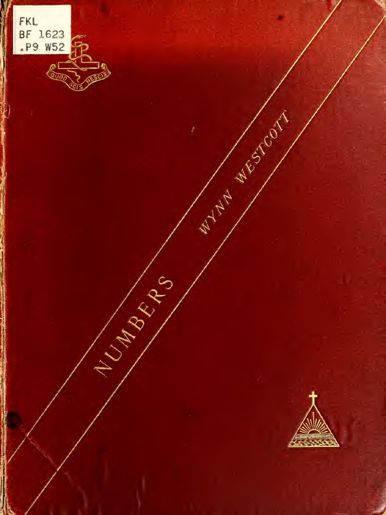 W. Wynn Westcott - Numbers, 1890 | PDF | Social Science