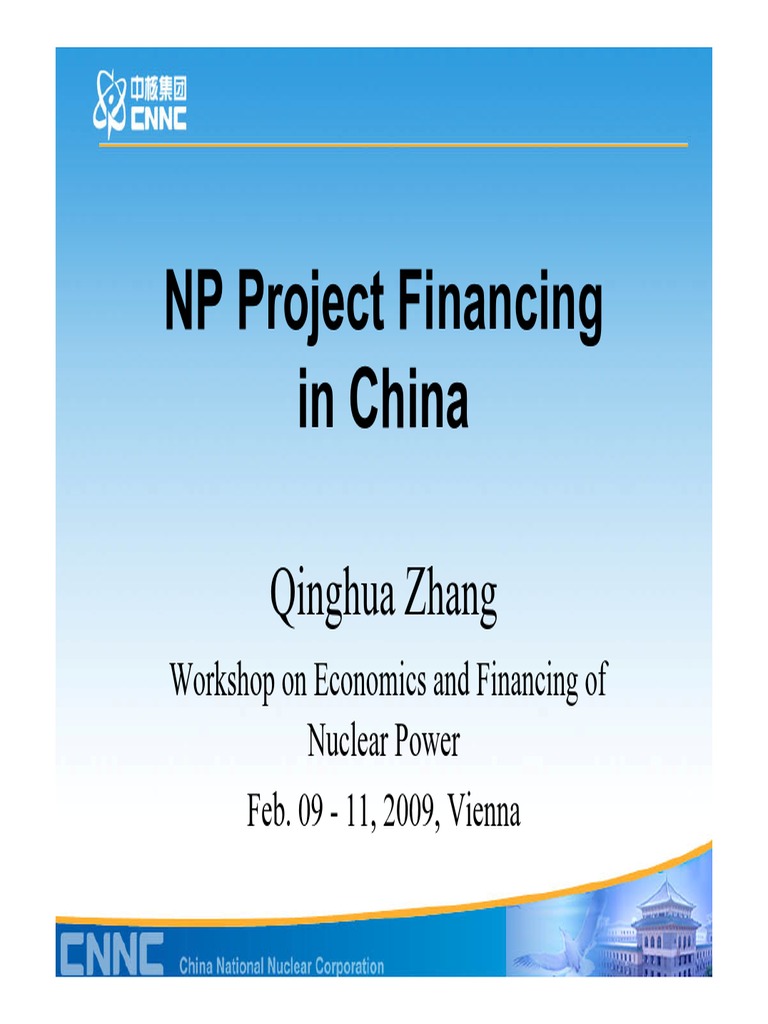 NP Project Financing in China: Qinghua Zhang | PDF | Nuclear Power ...