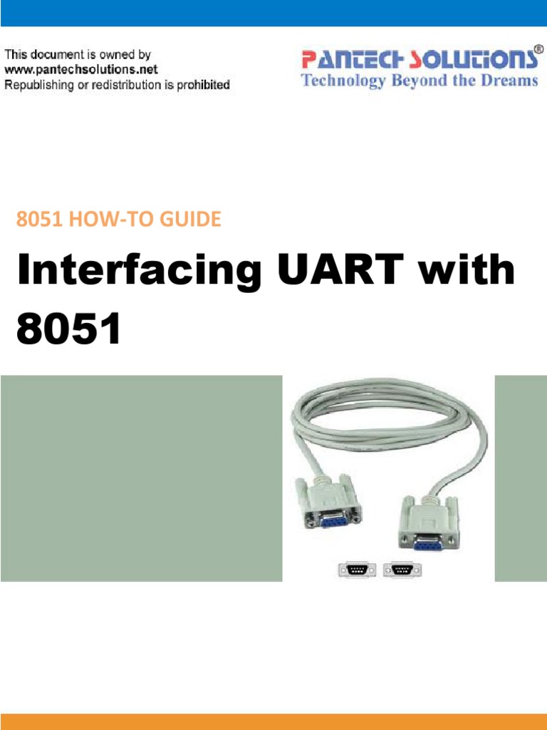 UART Interfacing With 8051 Primer | PDF | Microcontroller | Computer ...