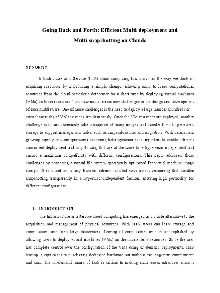 Final Efficient Multideployment | PDF | Cross Platform | Source Code
