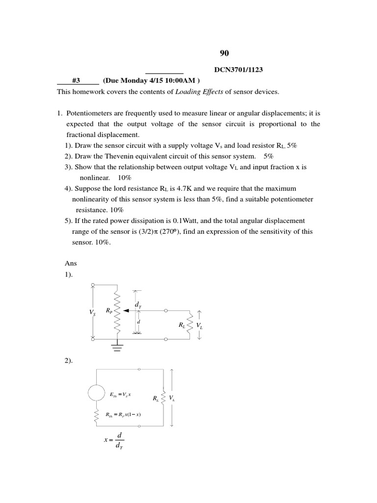 hw3 Ans | PDF | Analog Circuits | Electrical Circuits