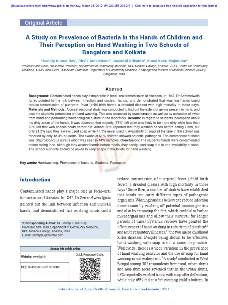 TBR Ipt | PDF | Hand Washing | Transmission (Medicine)