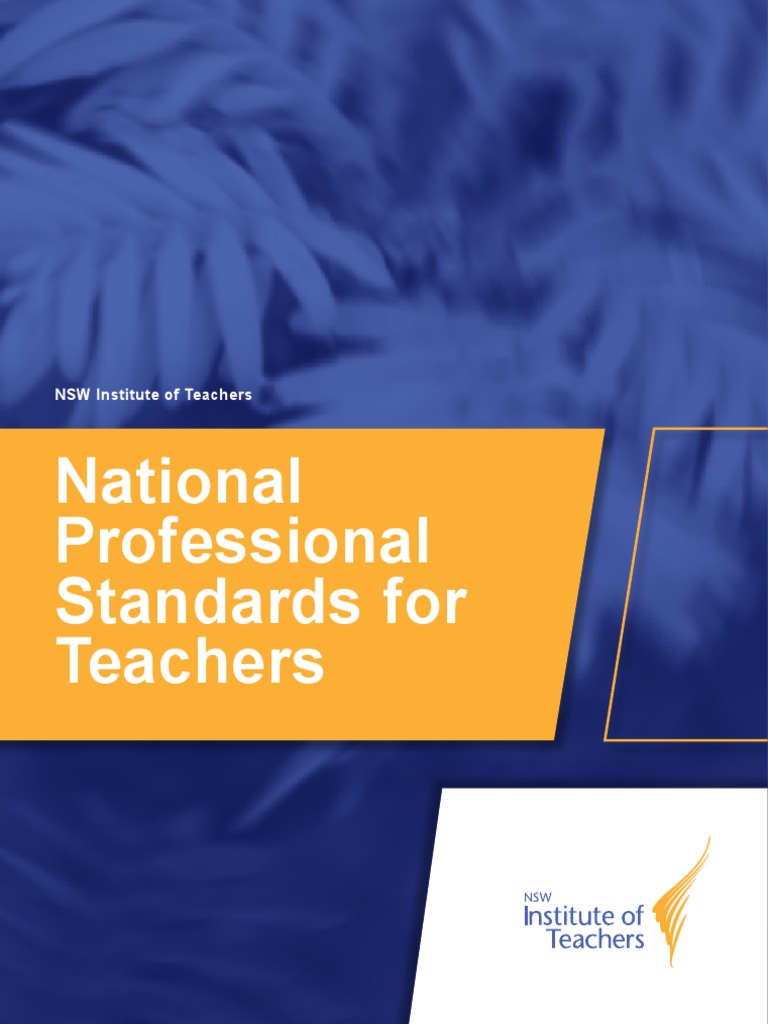 National Professional Standards For Teachers Sep 2012 | PDF ...