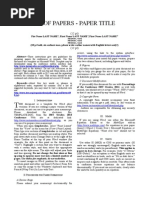 IEEEPaperTemplate-2014 04 MSW A4 Format | PDF | Reference | English Grammar