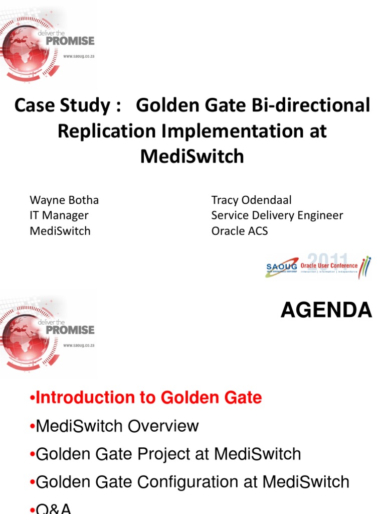 Golden Gate Implementation at MediSwitch | PDF | Oracle Database | Ibm Db2