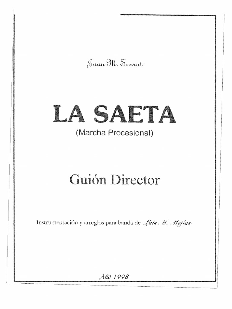 Ad0f68 La Saeta | PDF