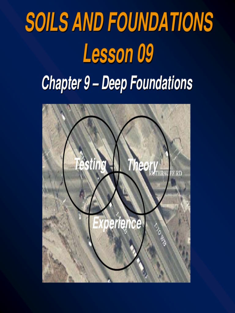 Lesson 09-Chapter 9 Deep Foundations - Part 1 A (Piles) | PDF | Deep ...