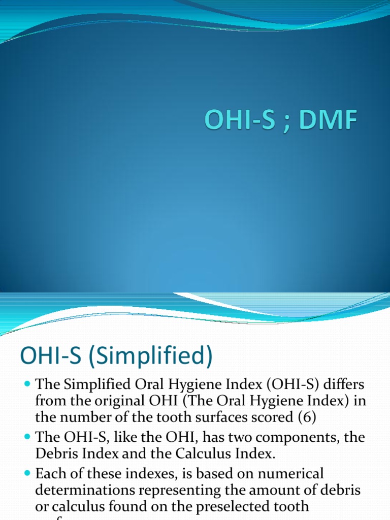 Ohi S | PDF | Tooth | Mouth